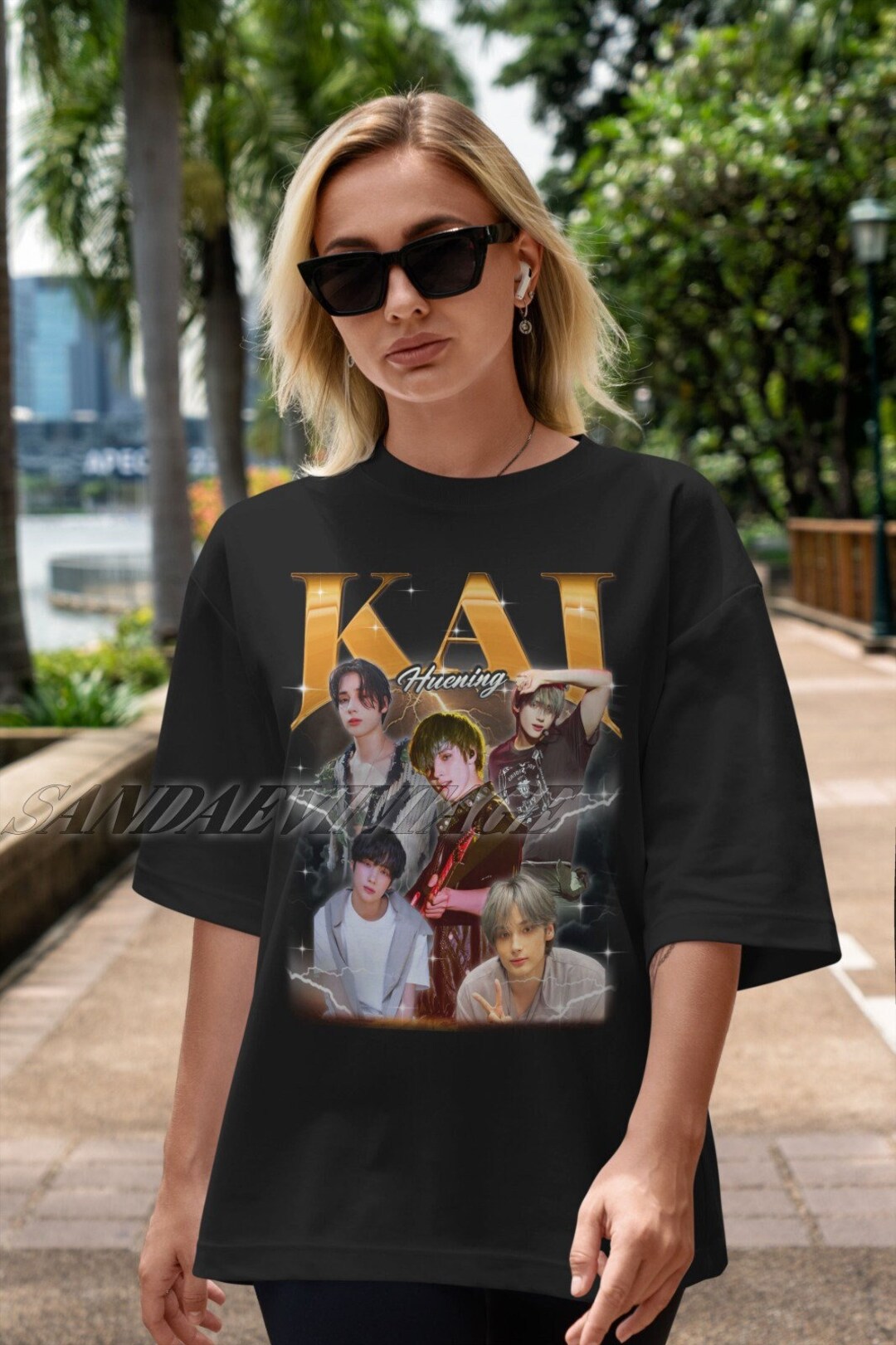 Vintage KAI Graphic Shirt, Hueningkai Fan Tees, KAI Kpop Bootleg Shirt ...