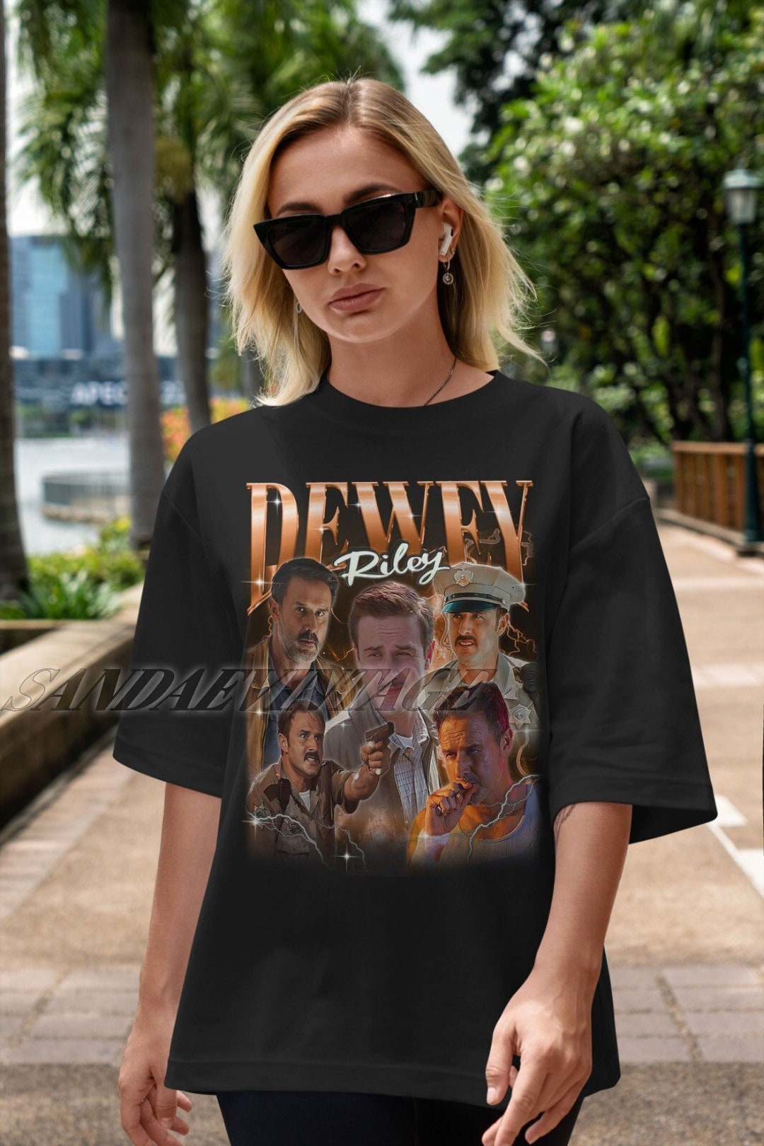 Limited Dewey Riley Vintage T-shirt, Dewey Riley Homage Tshirt, Dewey ...