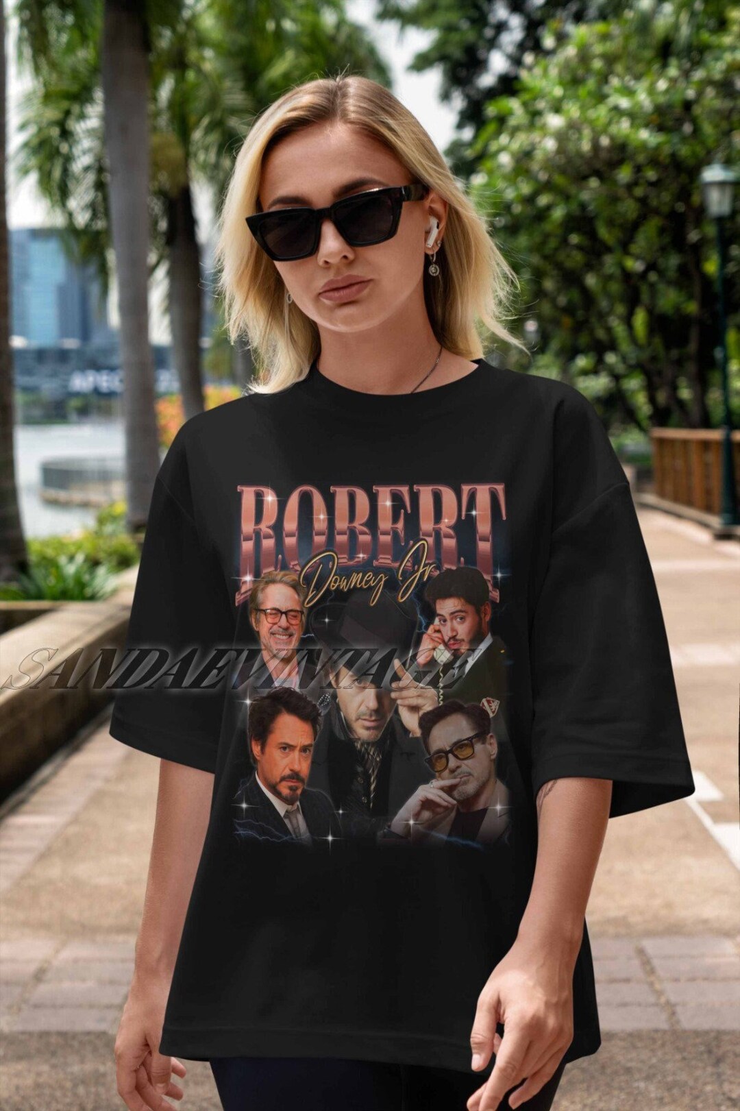Limited Robert Downey Jr Vintage T-shirt, Robert Downey Jr Retro 90s ...