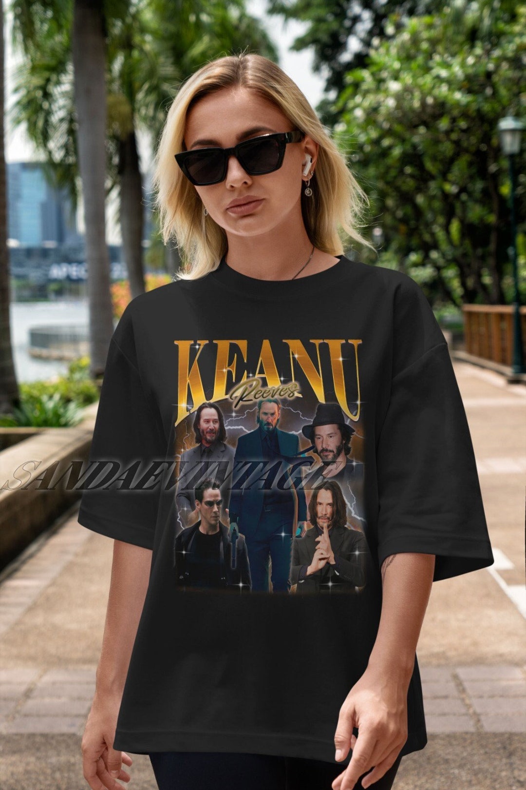 Limited Keanu Reeves Vintage T-shirt, Keanu Reeves Bootleg T-shirt ...