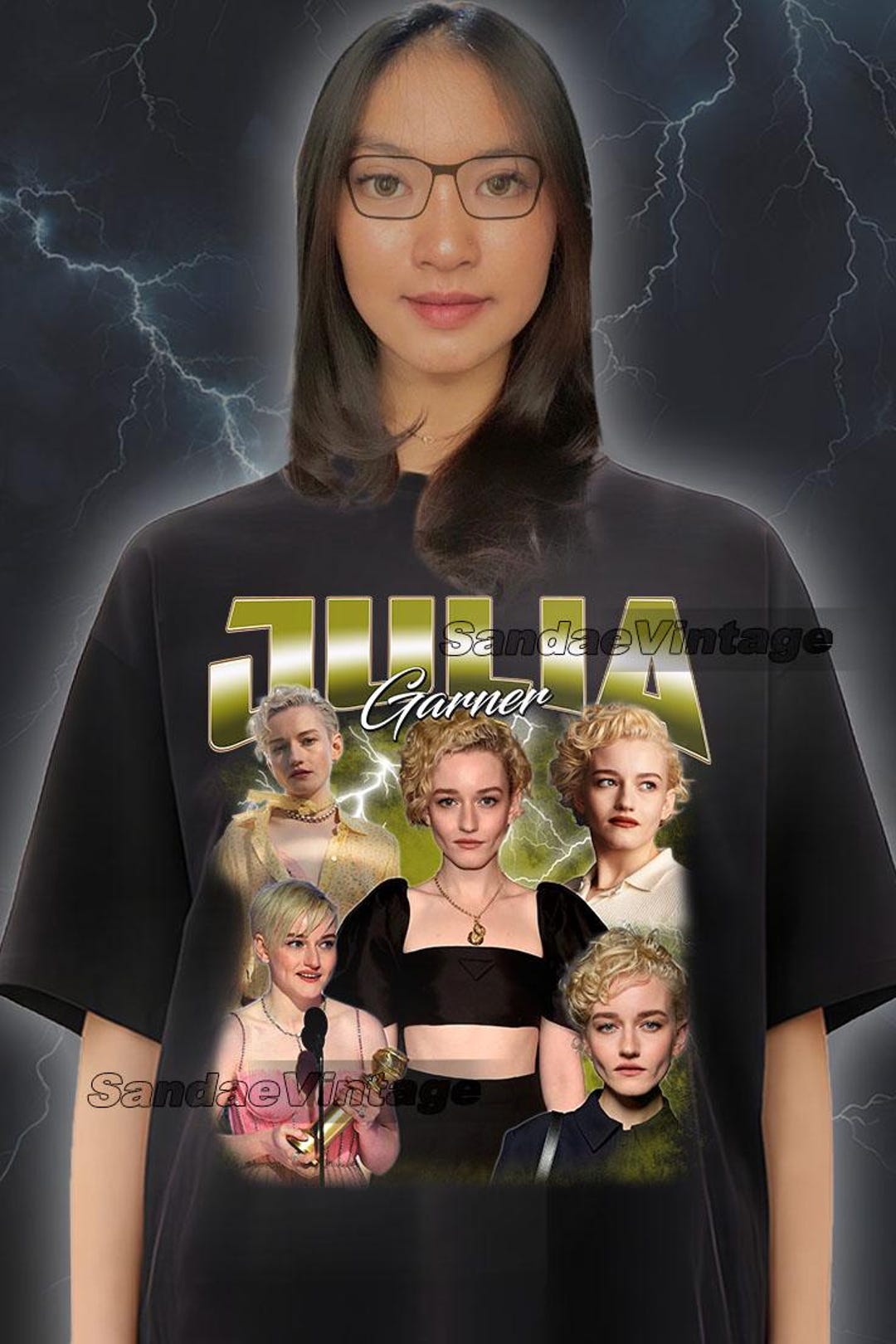 Julia Garner T-shirt, Julia Garner Fan Tees, Julia Garner Retro 90s ...