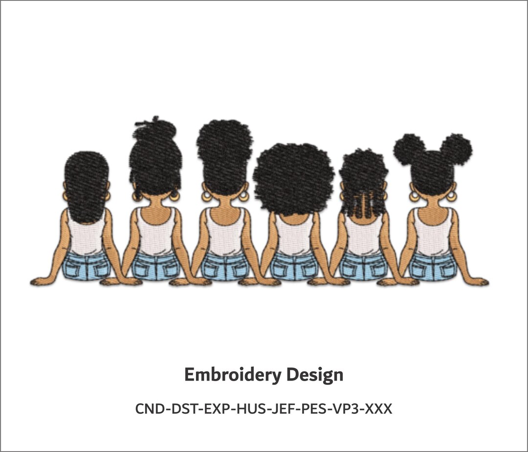 Best Friends Embroidery Design | Machine Files | Instant Download - 7 ...