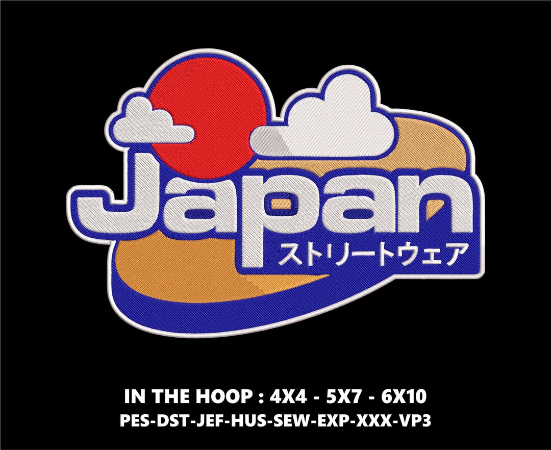 Japan Machine Embroidery Design Files, Instant Download - Etsy