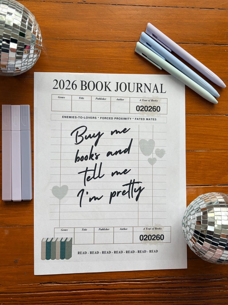 Downloadable 2026 Grey Book Journal Pages - Etsy