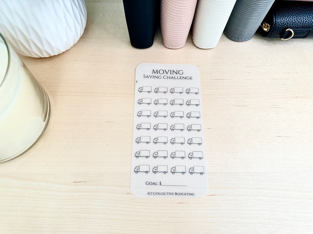 Moving Savings Challenge for Cash Envelope Stuffing Sinking ...