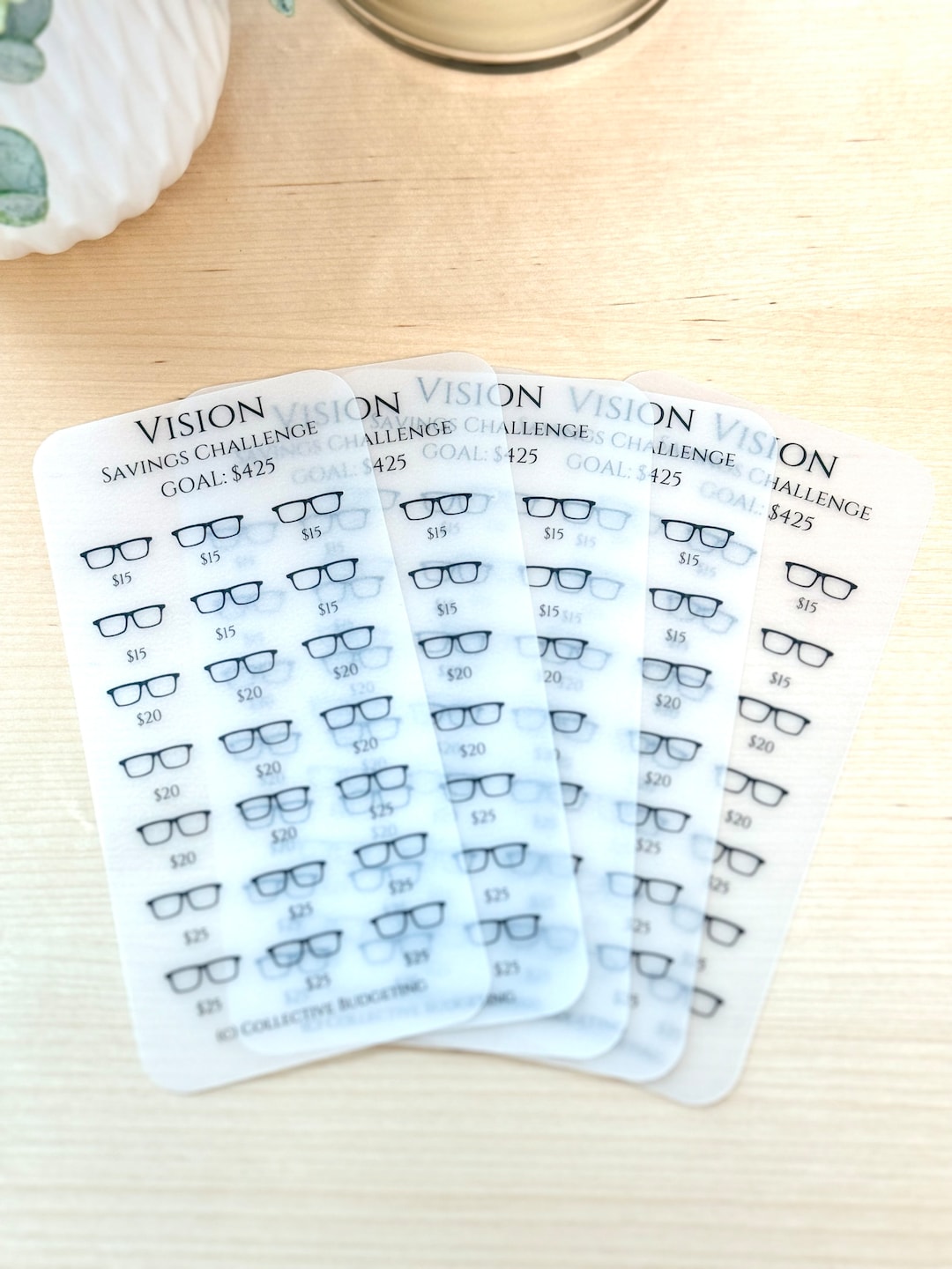 Vision Savings Challenge: Eye Exam, Glasses, Contacts, Laminated ...