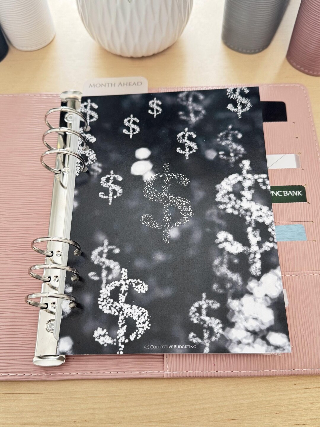 A5 & A6 Sleek Dashboard With "savings" Design, Cash Stuffing Binder ...