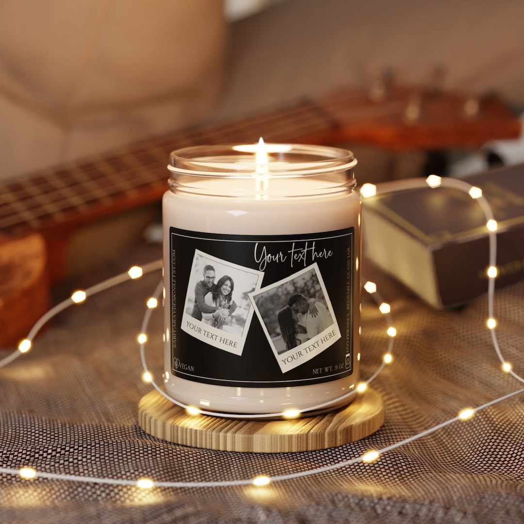 Custom Picture Candle, Personalized Photo Gift for Family, Friend ...