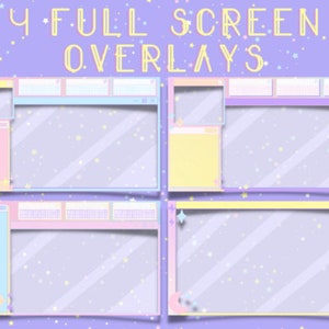 Pastel Skies Twitch Stream Overlay Package - Etsy