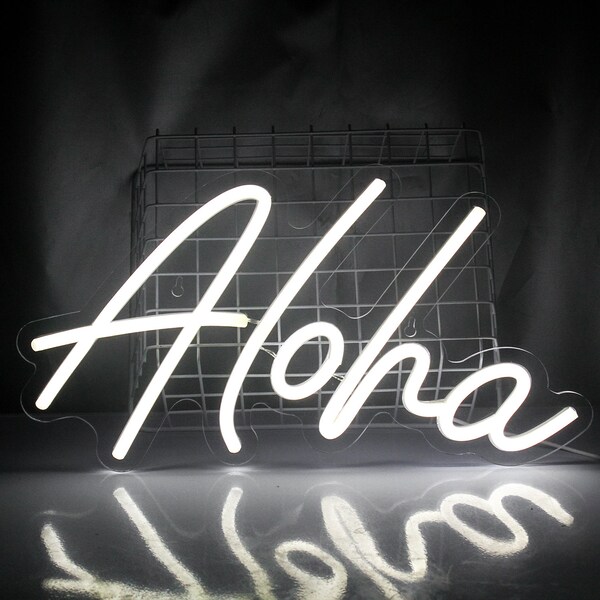 Aloha Neon Sign - Etsy