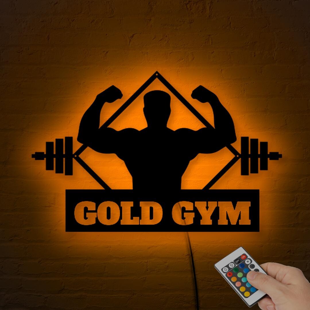 Custom Gym Name Led Sign, Gym Sign, GYM Neon Sign, GYM Bundle Neon Sign ...