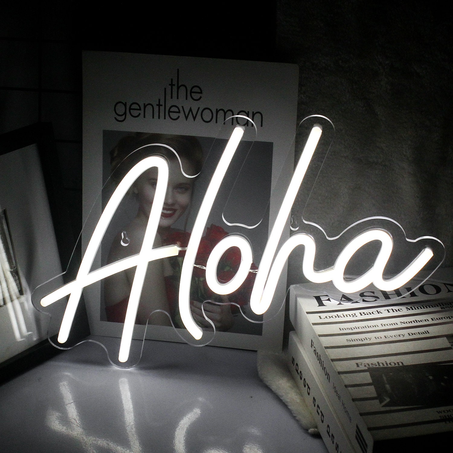 Aloha Neon Sign, Aloha Neon Sign Bedroom, Neon Bar Sign, Neon Sign Art ...
