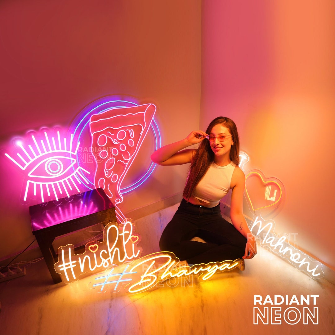 Custom Name Sign, Light up Sign, Neon Sign Name, Neon Sign Baord, Last ...