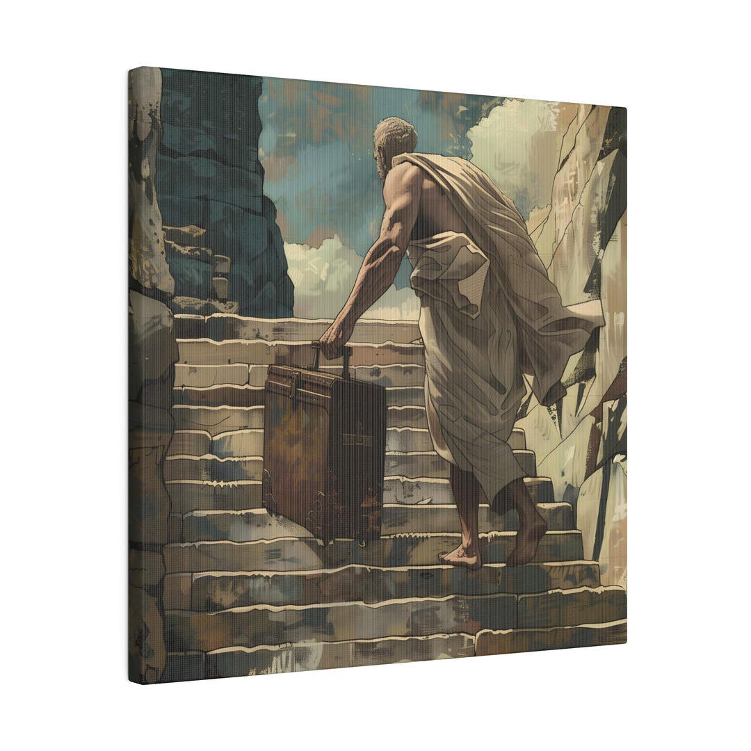 Sisyphus' Trial Matte Canvas Print - Etsy