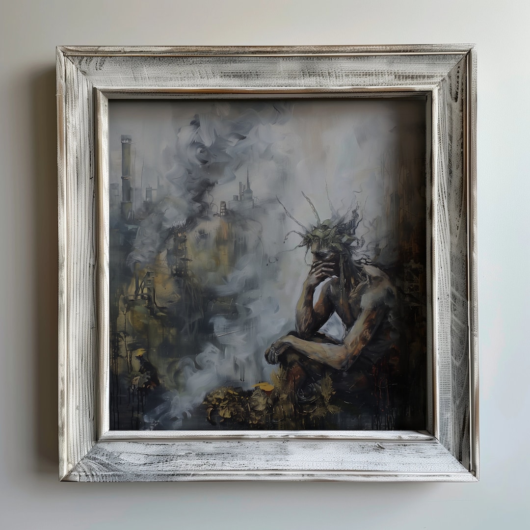 Pan's Labyrinth | Nature God Amid the Urban Sprawl | Digital Art - Etsy