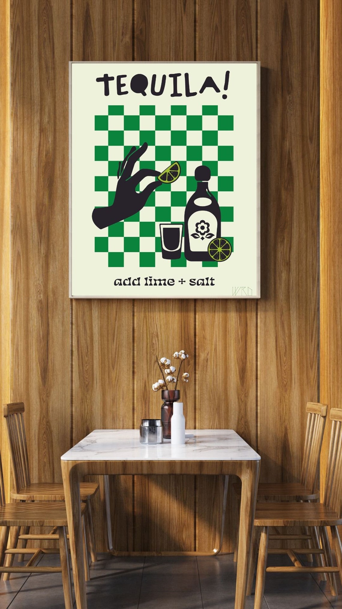 Tequila Art Print | Poster | Wall Art | Food Art | Kitchen Decor ...