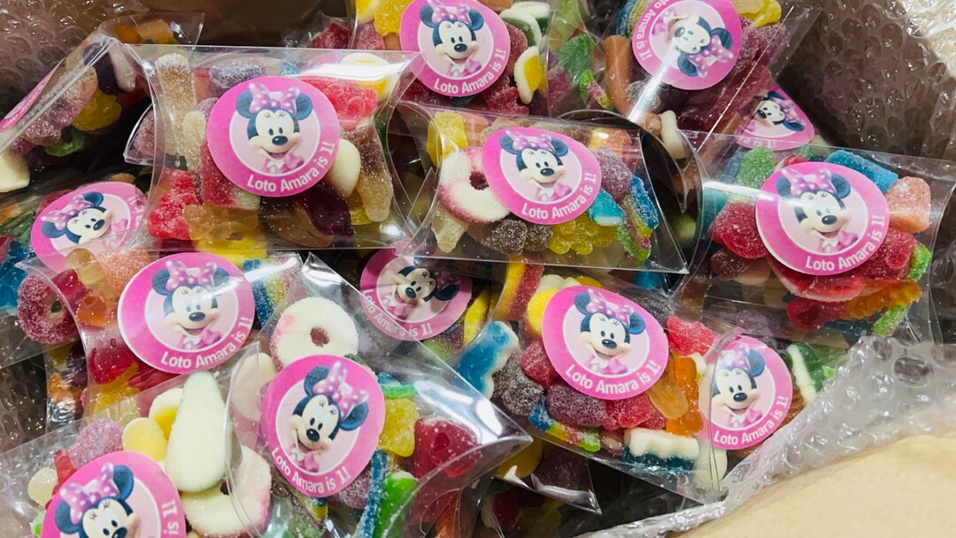 MINNIE MOUSE Theme Pillow Box | Halal Sweets Treat Box | Mixture ...