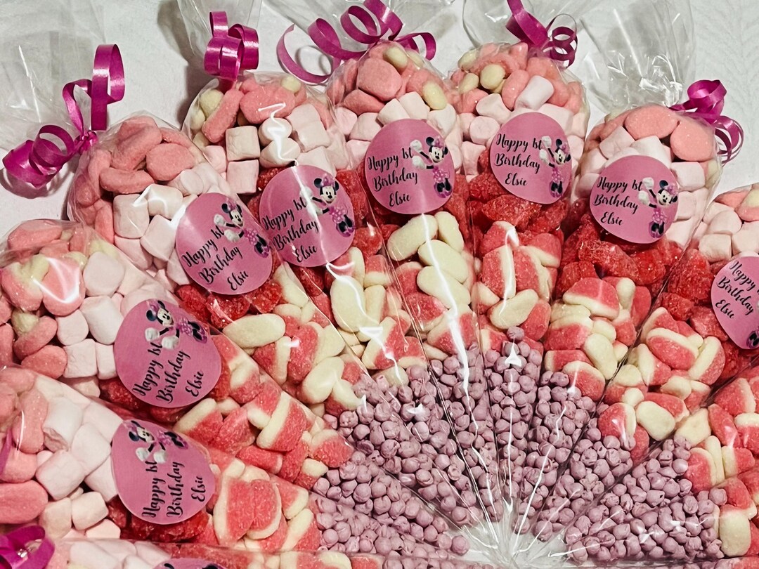 Mickey Mouse Halal Theme Sweet Cones Personalised Birthday Sweet Treat ...