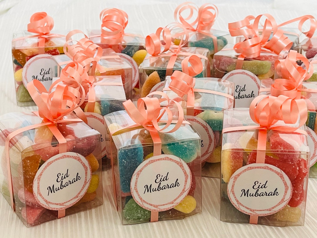 Eid Mubarak Sweet Cube Box | Halal Sweets Cube Box | Mixture ...