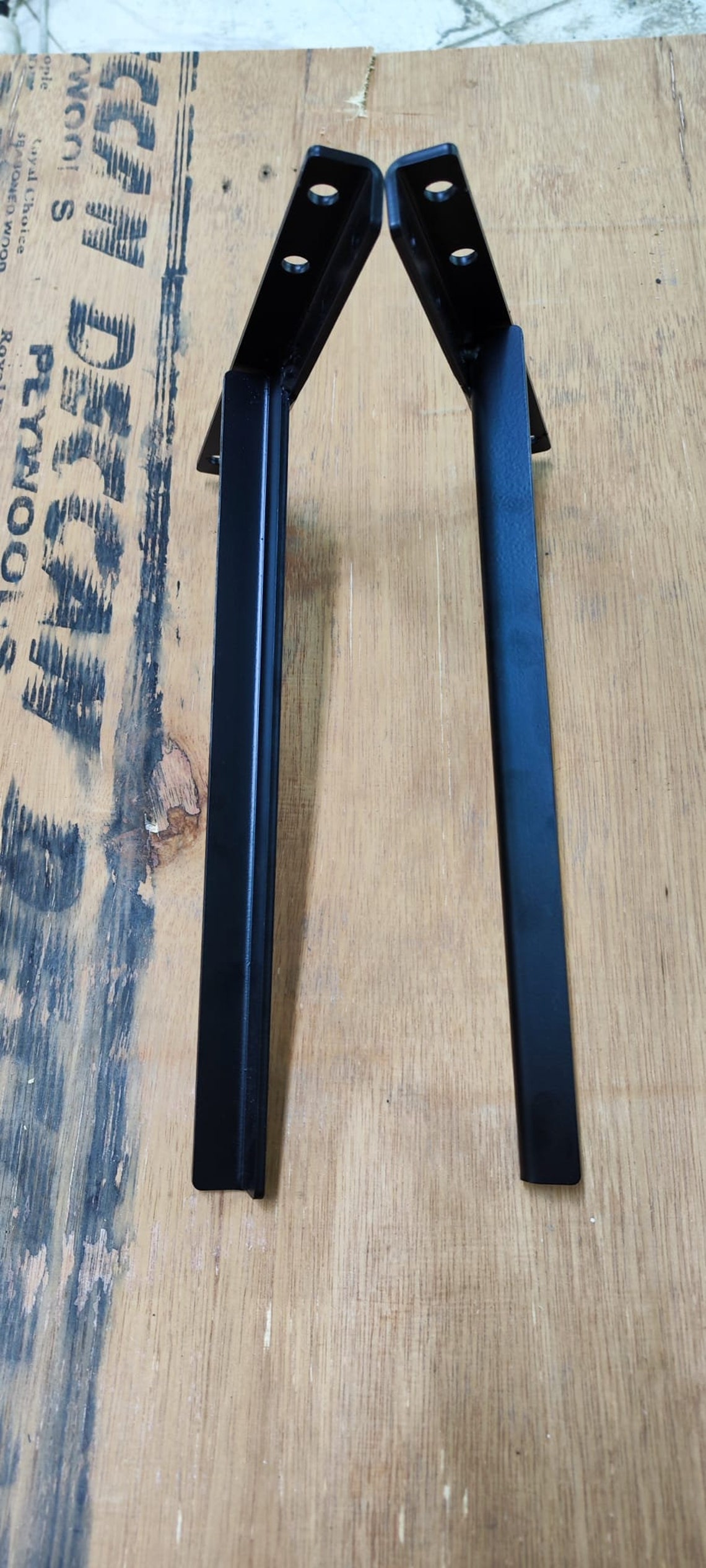 Wall Mounted Sink Brackets: Steel Floating Sink Support (pair of 2) - Etsy