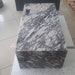Calacatta Viola Marble Plinth Coffee Table: Natural Stone Cube - Etsy