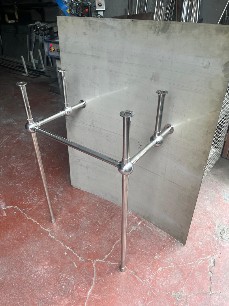 Chrome Sink Legs, Custom Chrome Lucite Sink Legs | Luxury Sink Base ...