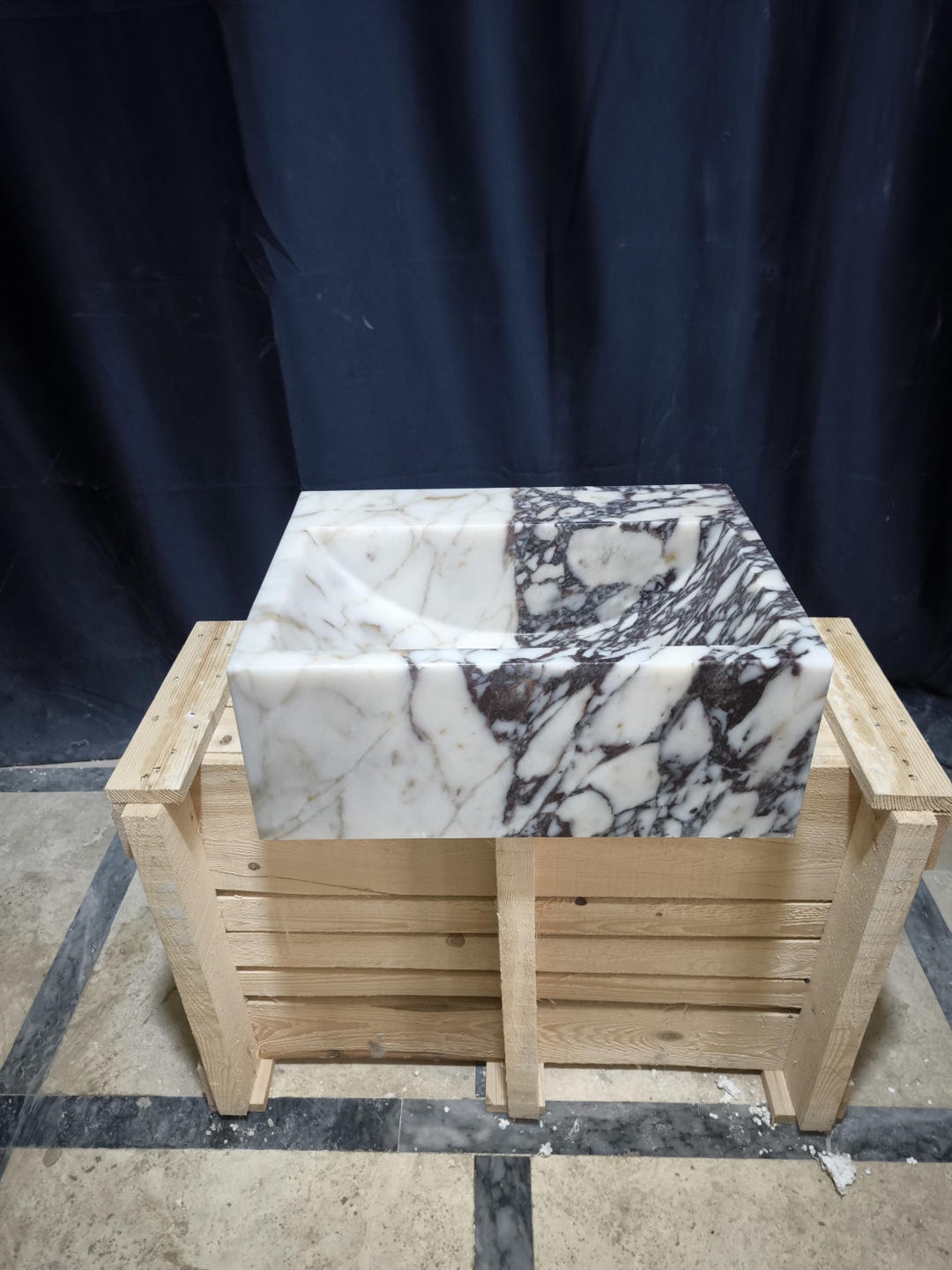 Calacatta Viola Marble Sink, Violet Sink, Monet Sink Marble Sink Desing ...