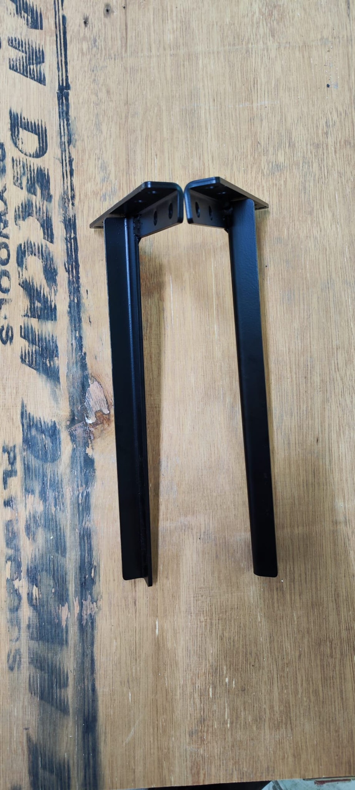 Wall Mounted Sink Brackets: Steel Floating Sink Support (pair of 2) - Etsy