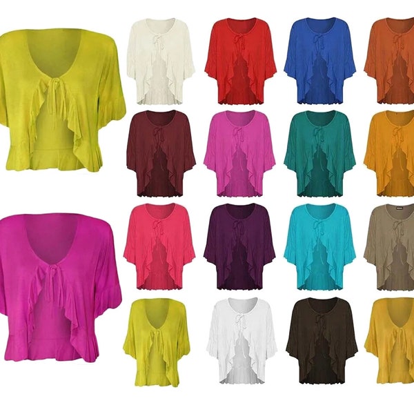 Ruffles Shrug - Etsy