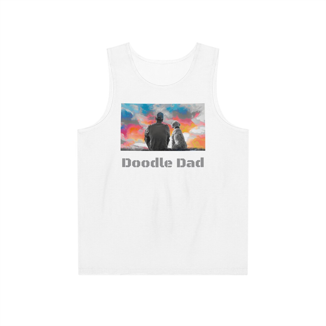 Doodle Dad Tank Polyester/spandex V1 Men's Tank Top Doodle Dad Tank ...