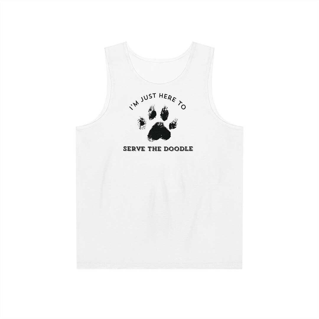 I'm Just Here to Serve the Doodle Men's Tank V2 Doodle Tank, Doodle T ...