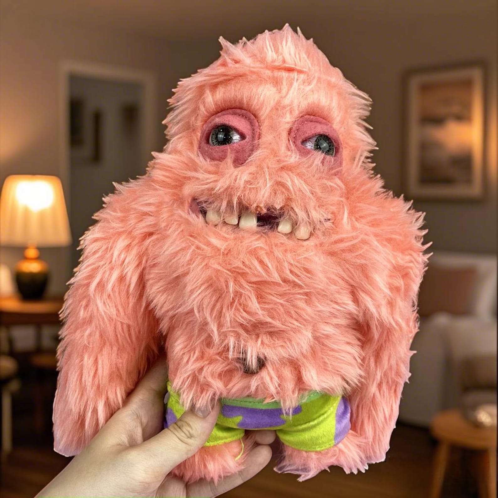 Fuggler Spongebob Squarepants - Plush Patrick Star Fuggler,plush ...