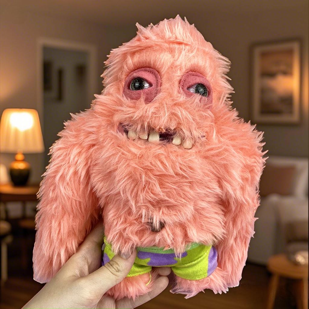 Fuggler Spongebob Squarepants - Plush Patrick Star Fuggler,plush ...