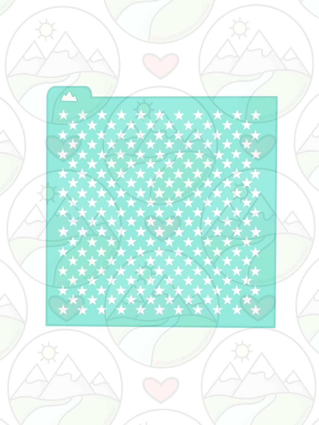 Tiny Stars Stencil - Etsy