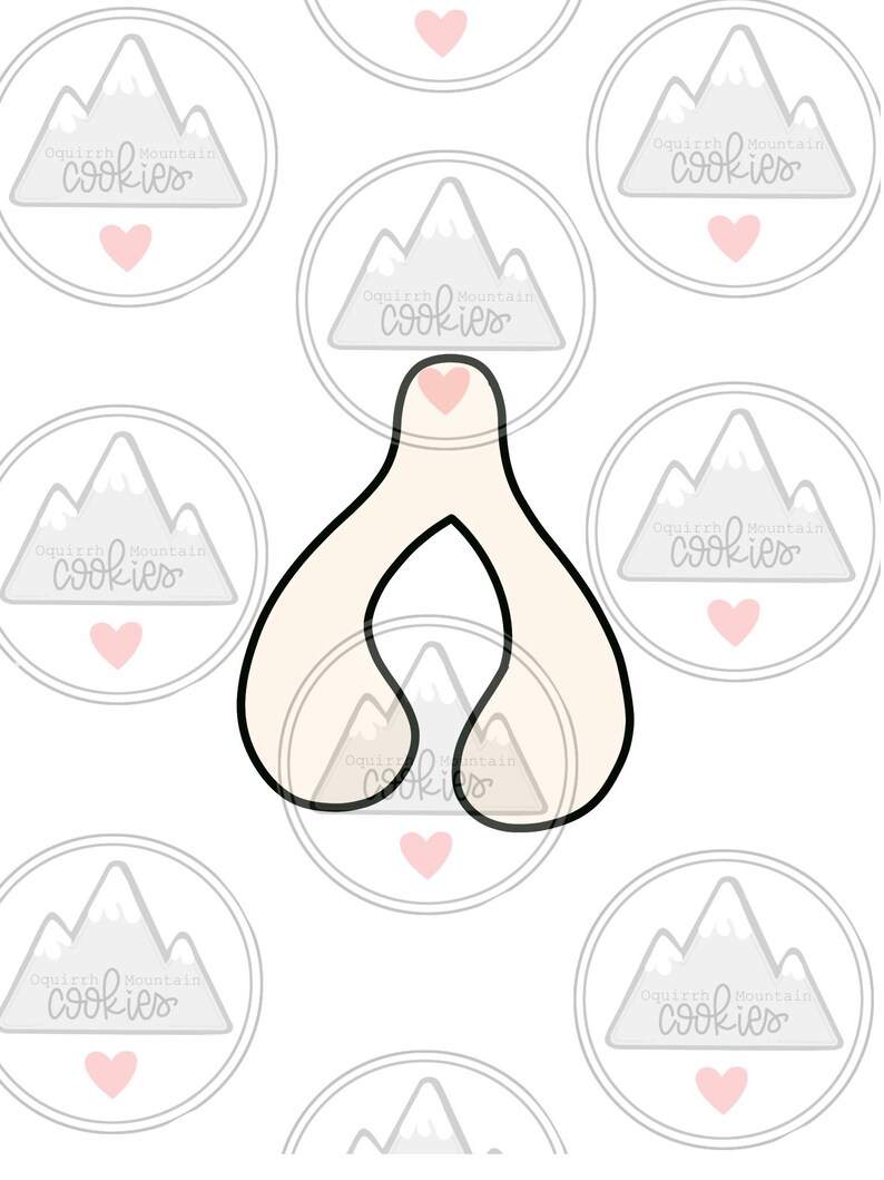 Wishbone Cookie Cutter - Etsy