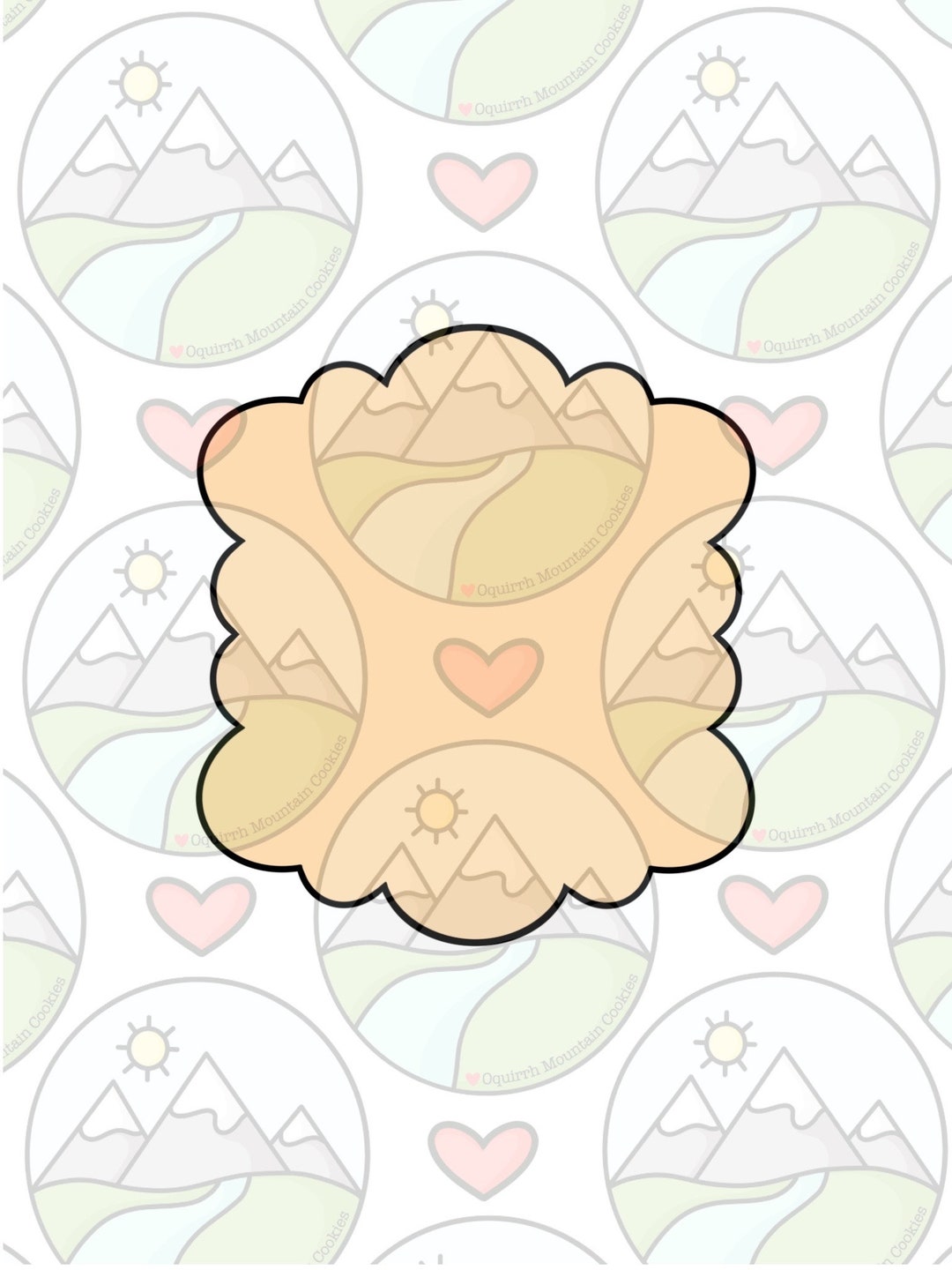 Lilly Plaque Cookie Cutter - Etsy
