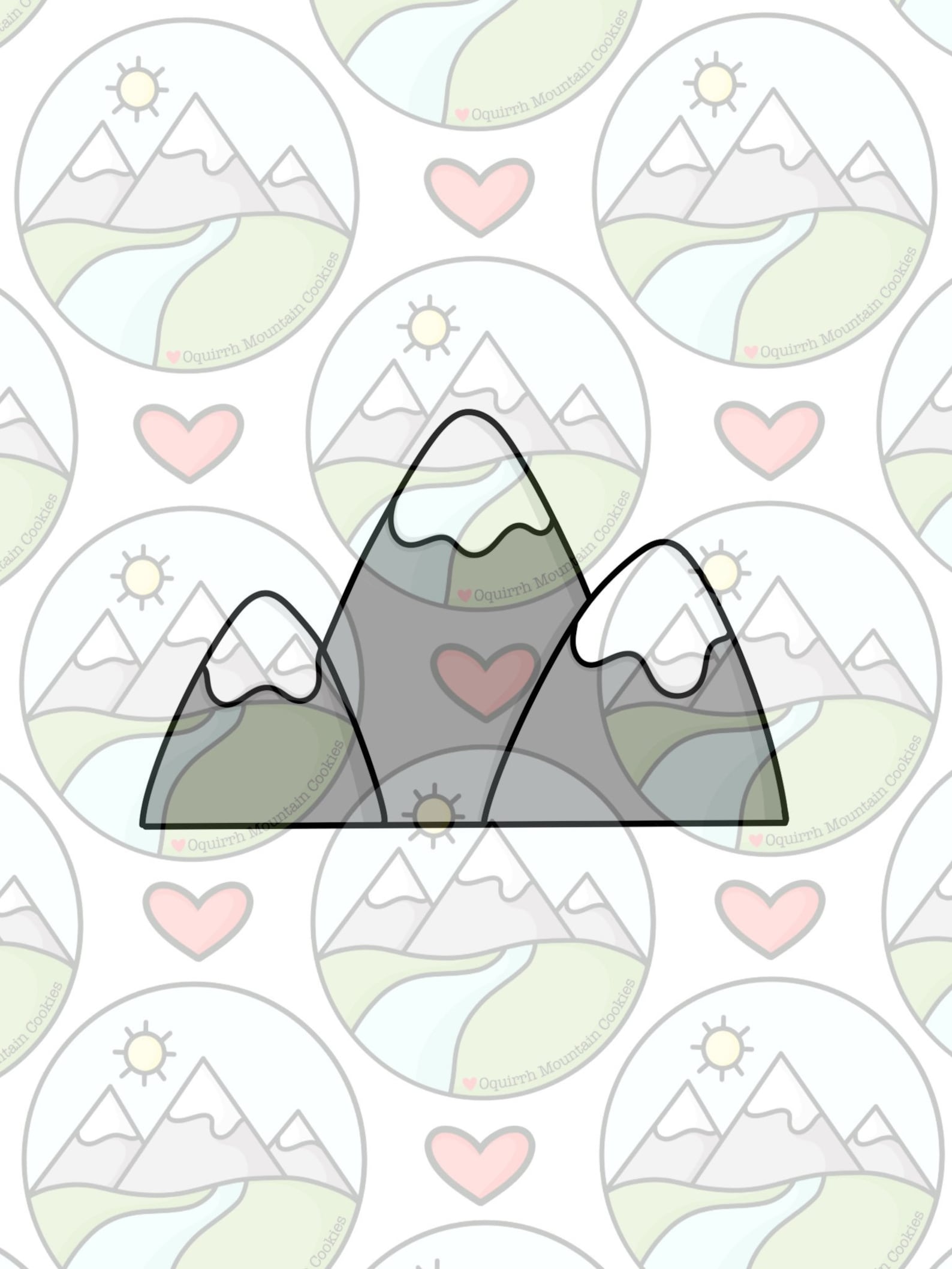 Mountain Cookie Cutter - Etsy