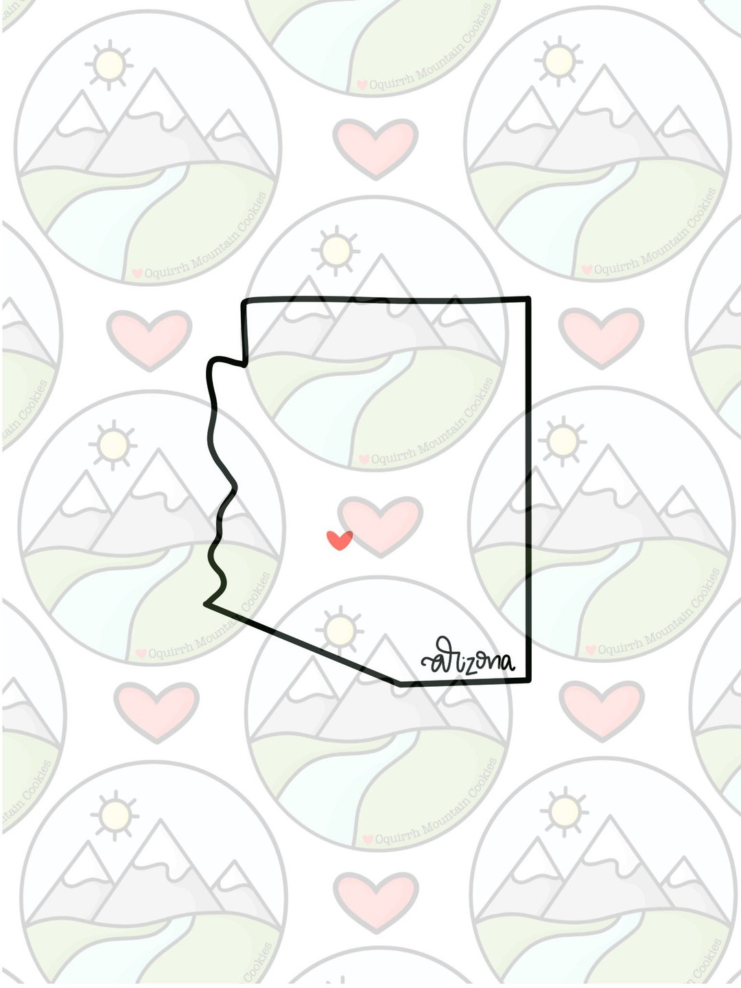 Arizona Cookie Cutter - Etsy