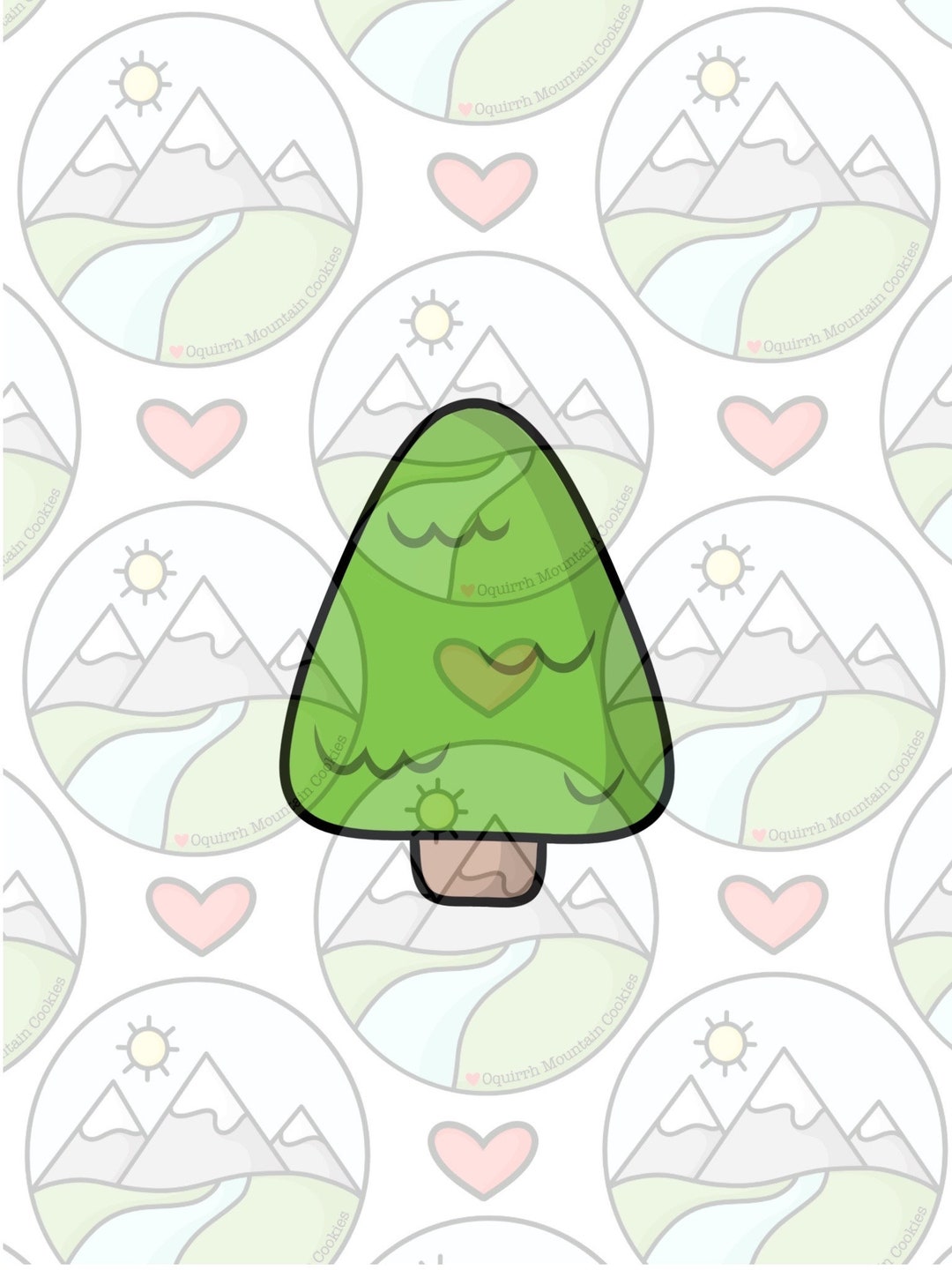 Tree Cookie Cutter - Etsy