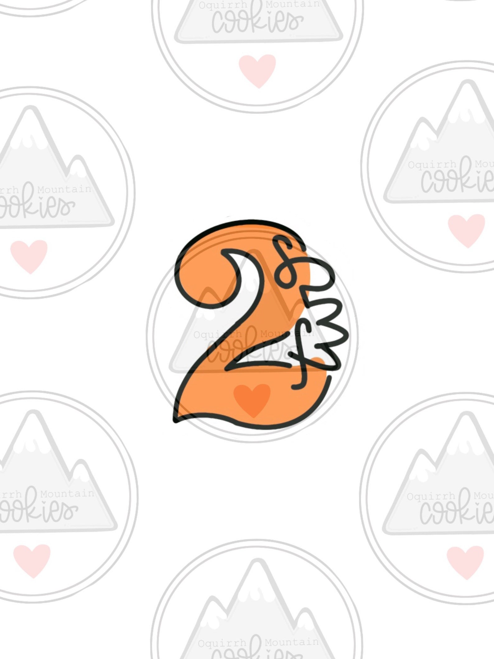 2 With Letters Cookie Cutter - Etsy