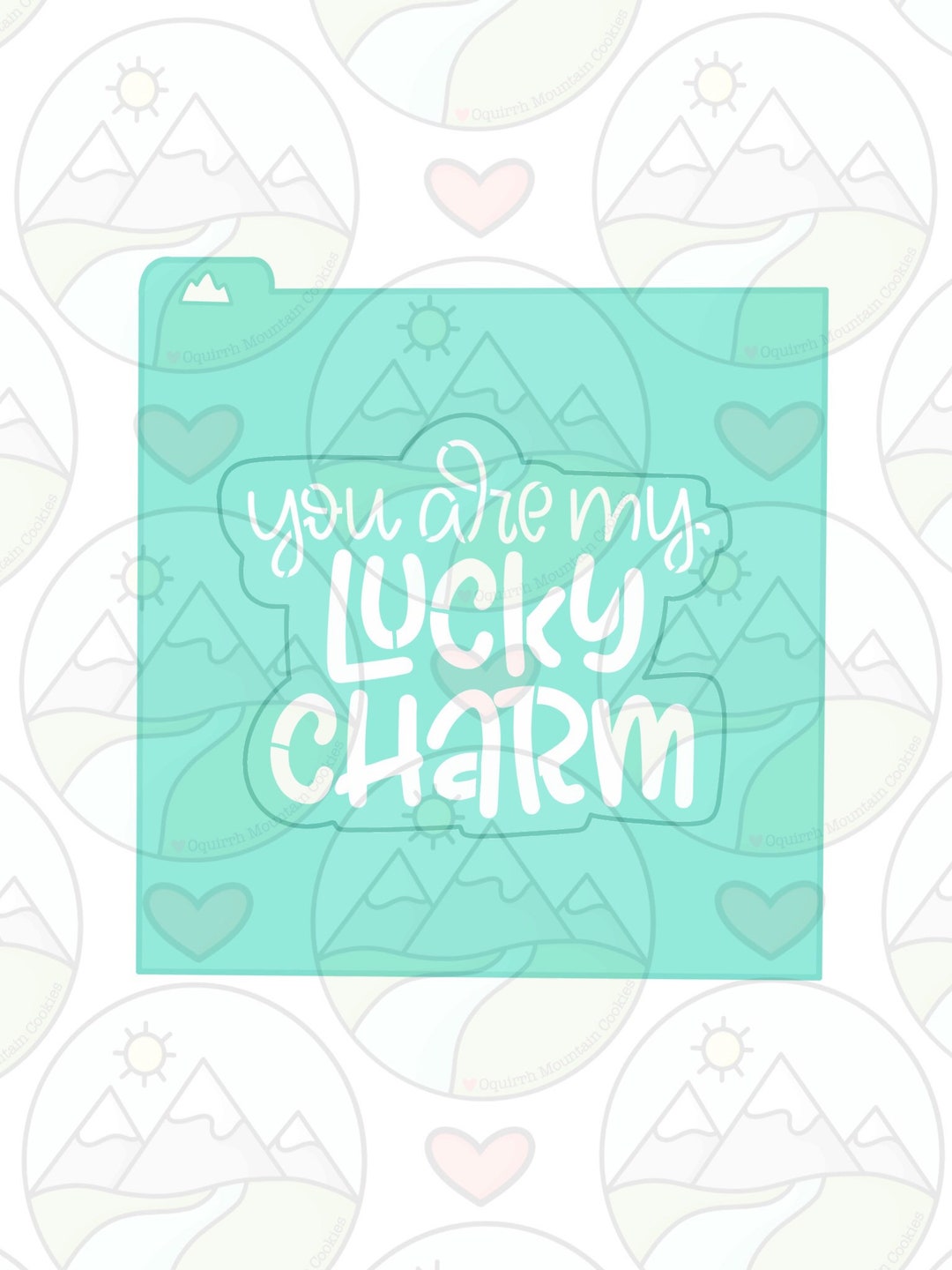 You Are My Lucky Charm Stencil - Etsy