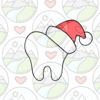 Retro Christmas Teeth Svg, Dentist Xmas Svg, Dentist Tree Tooth Tree ...