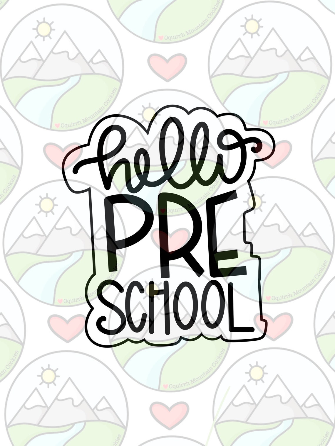 Hello Preschool Cookie Cutter - Etsy