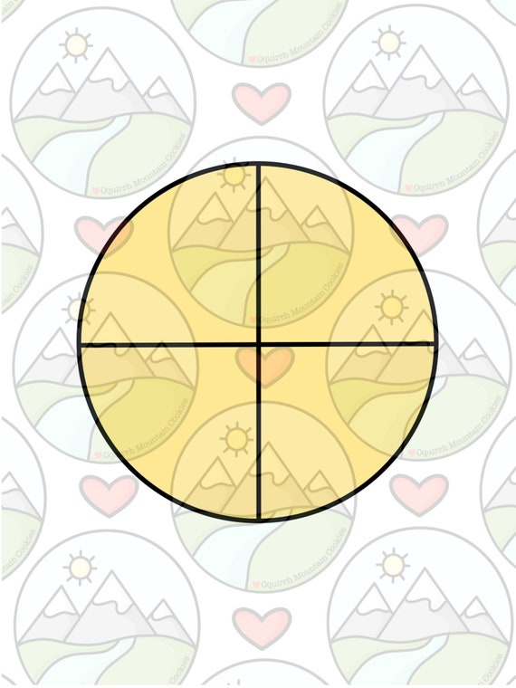 Pie 4 Slice Cookie Cutter | Etsy