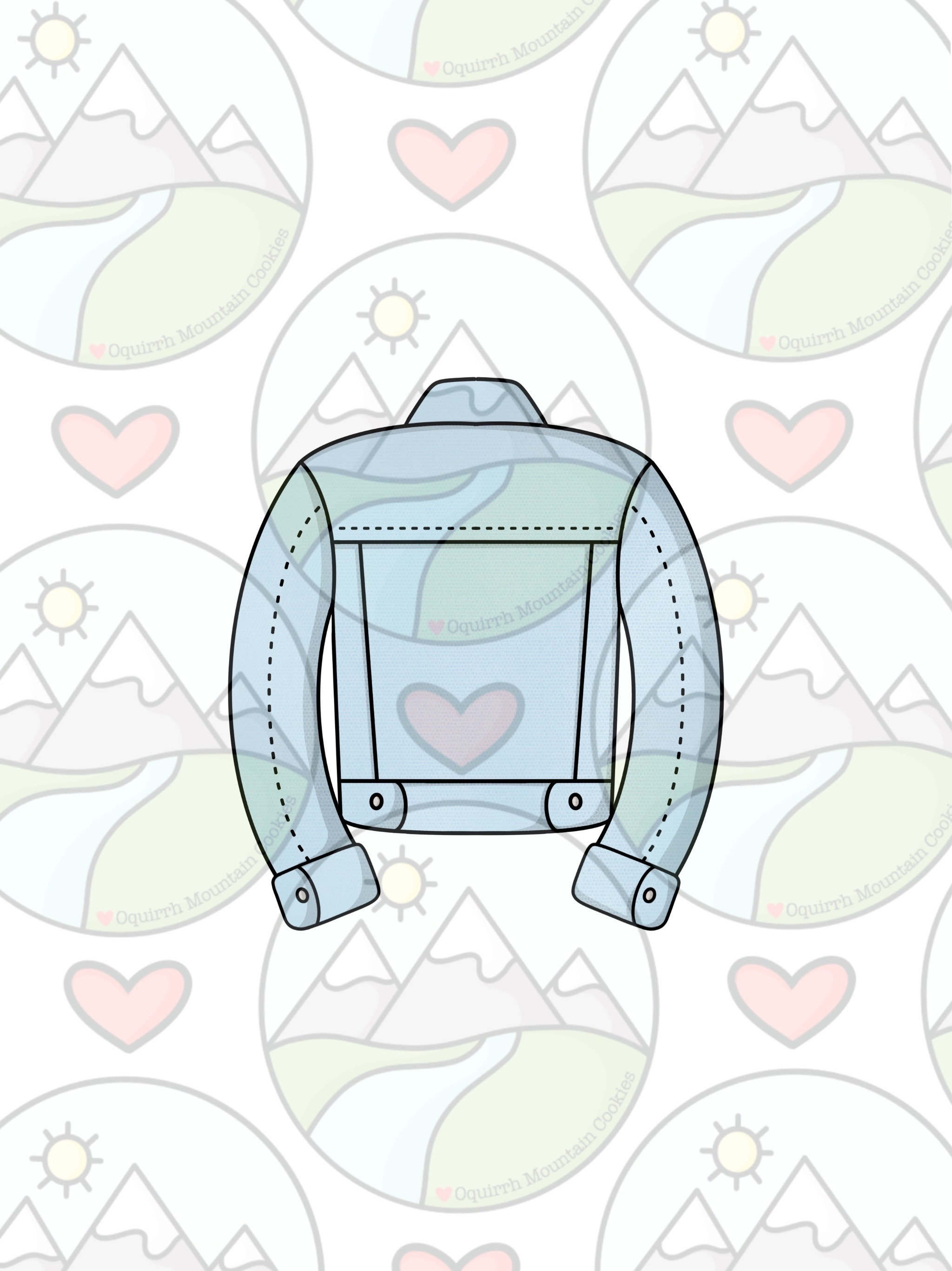 Jean Jacket Cookie Cutter - Etsy