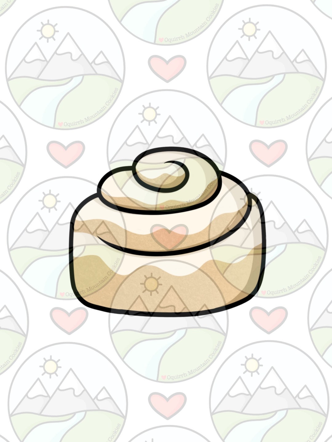 Cinnamon Roll Cookie Cutter - Etsy