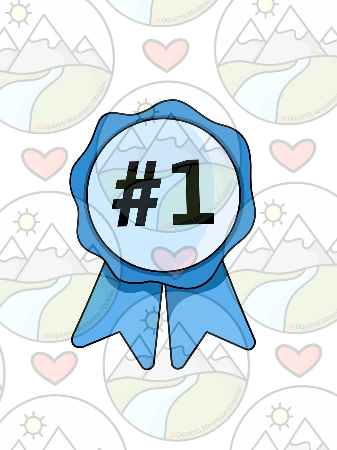 Number 1 Ribbon Cookie Cutter - Etsy