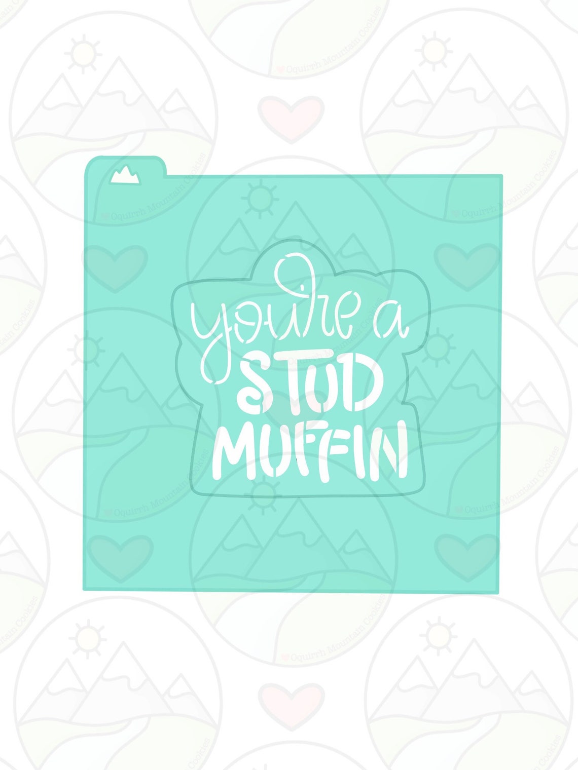 Youre a Stud Muffin Stencil - Etsy