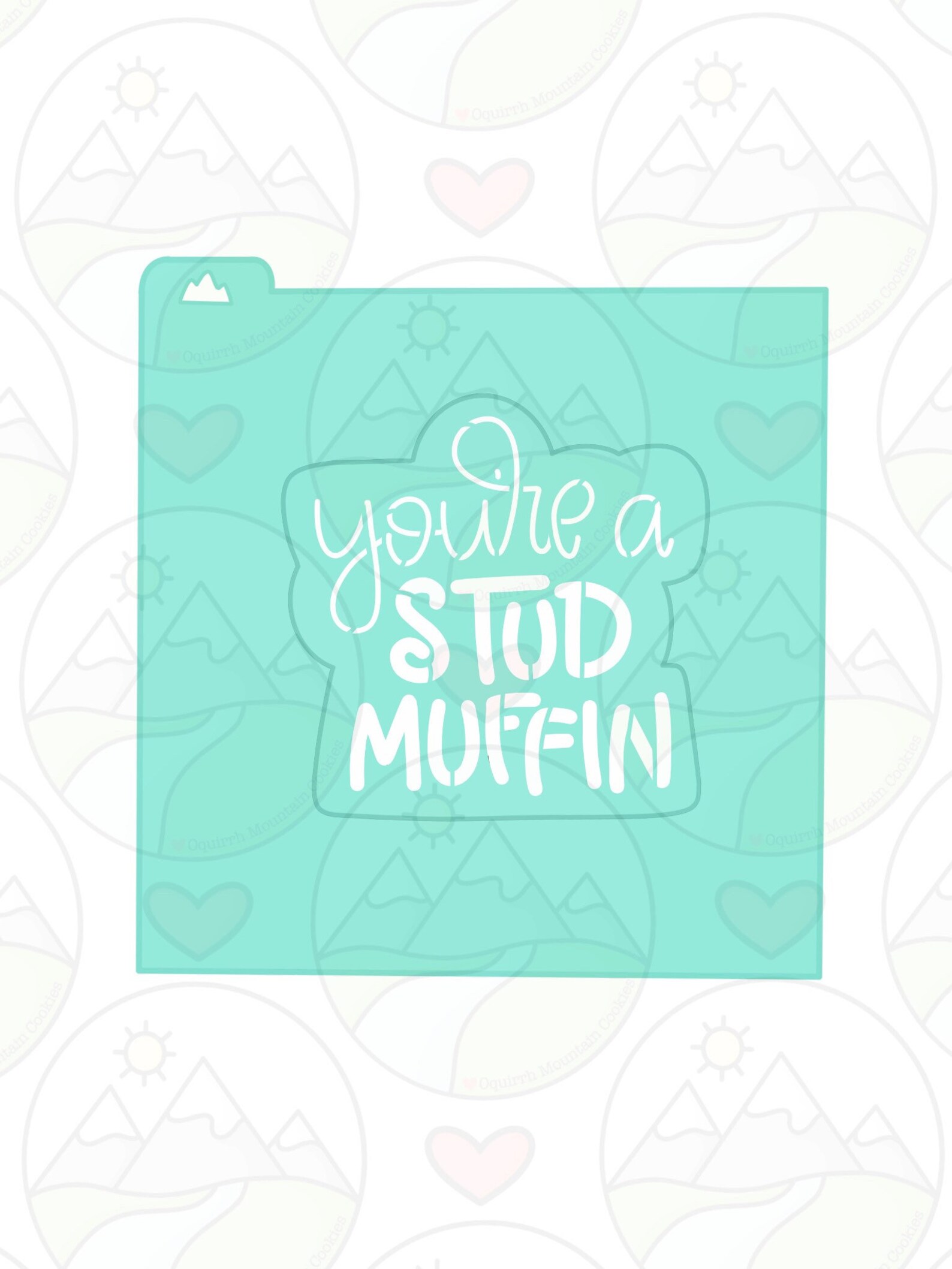 You’re a Stud Muffin Stencil - Etsy