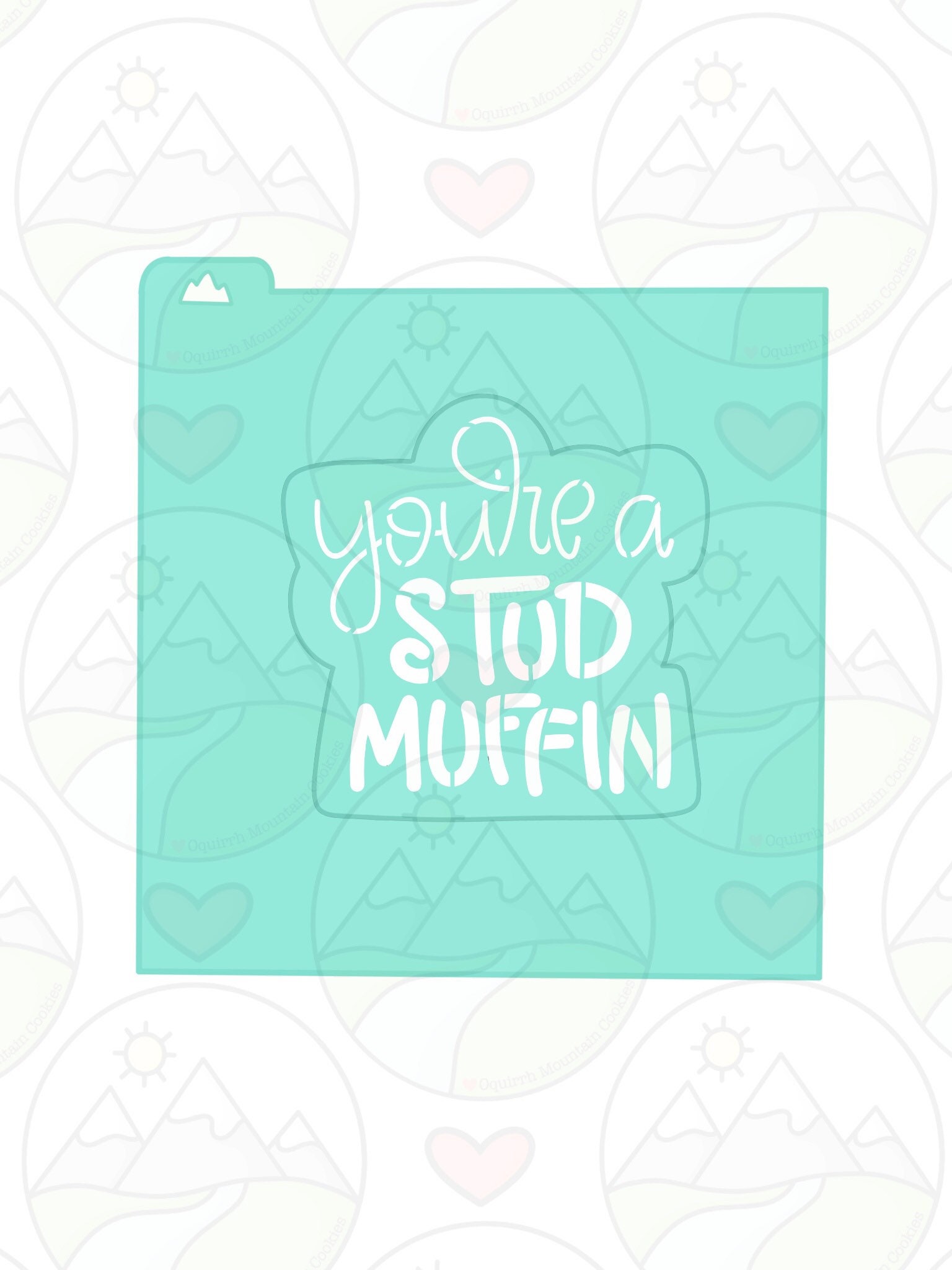 You’re a Stud Muffin Stencil - Etsy